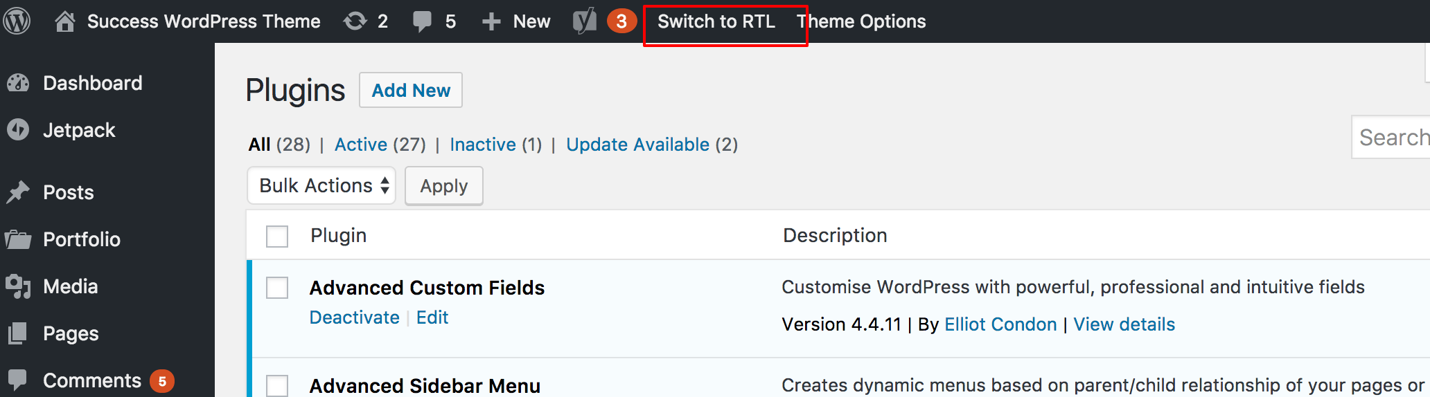 How to enable Right-to-left (RTL) support in WordPress - Create and Code
