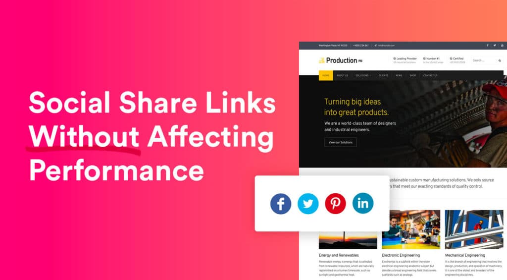 Adding Social Share Links to your Website Without Affecting Performance